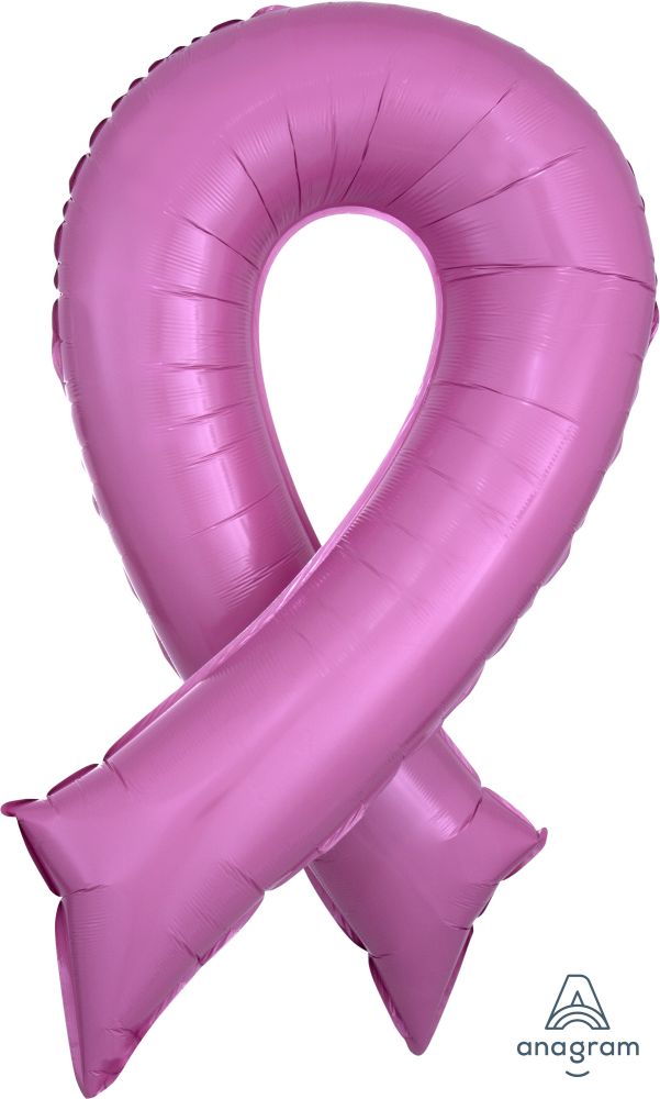 SuperShape Pink Ribbon Balloon – Ready 4 Your Party