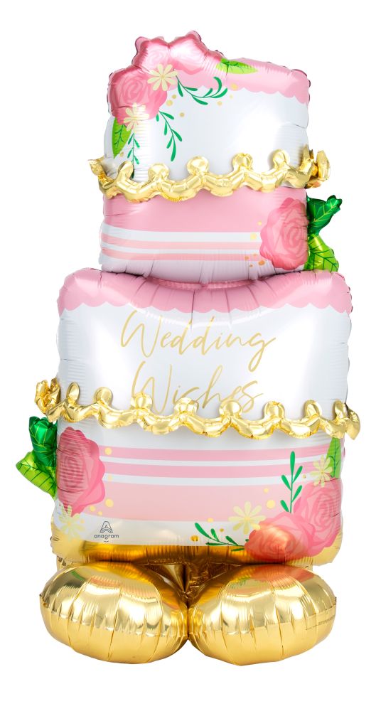 AirLoonz Wedding Cake Balloon – Ready 4 Your Party
