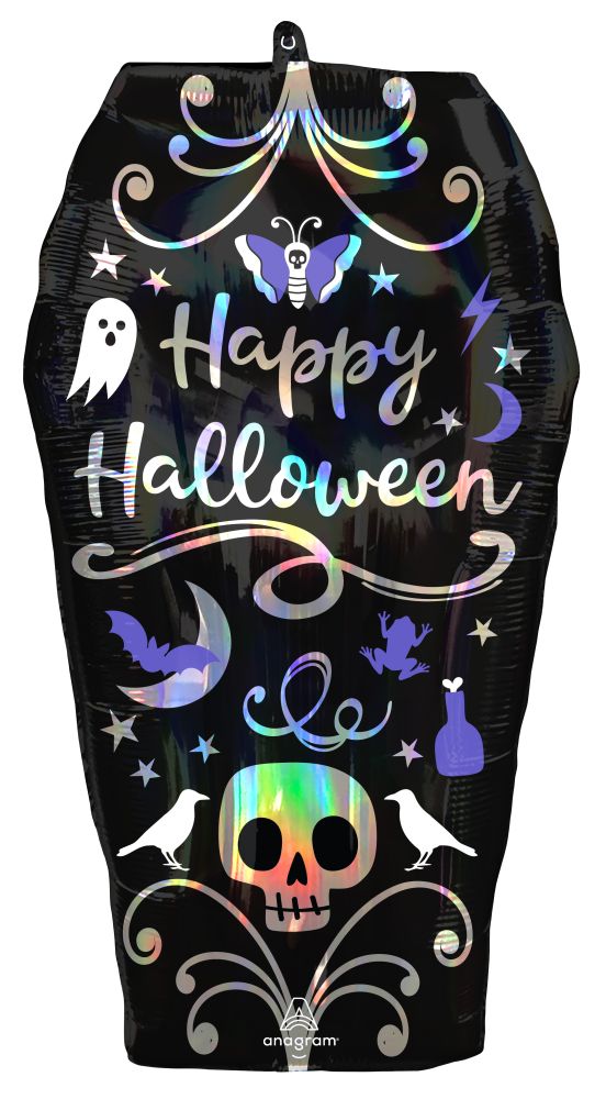 SuperShape Holographic Iridscent Coffin – Ready 4 Your Party