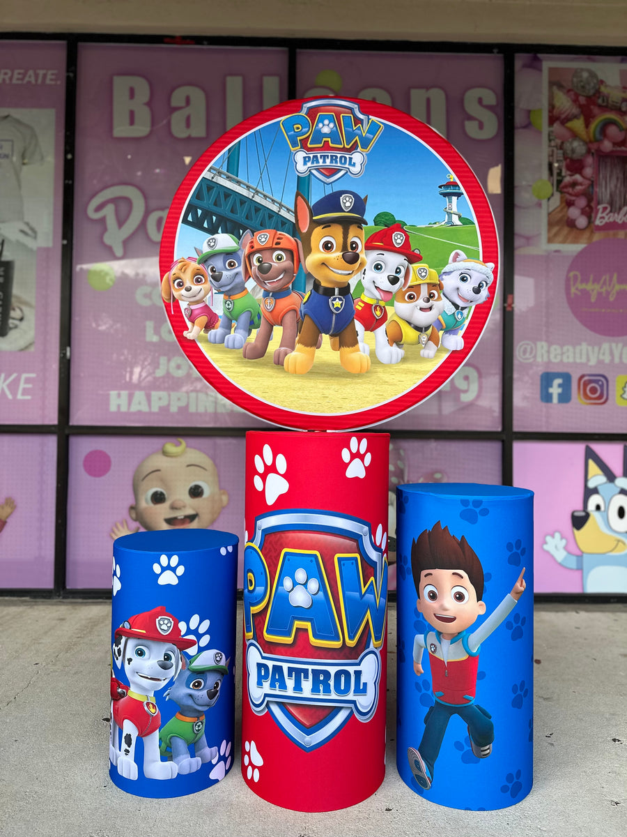 Paw patrol covers arch stand – Ready 4 Your Party