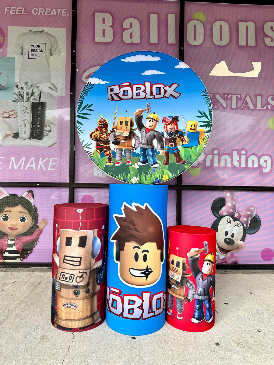 Roblox Covers and stand – Ready 4 Your Party