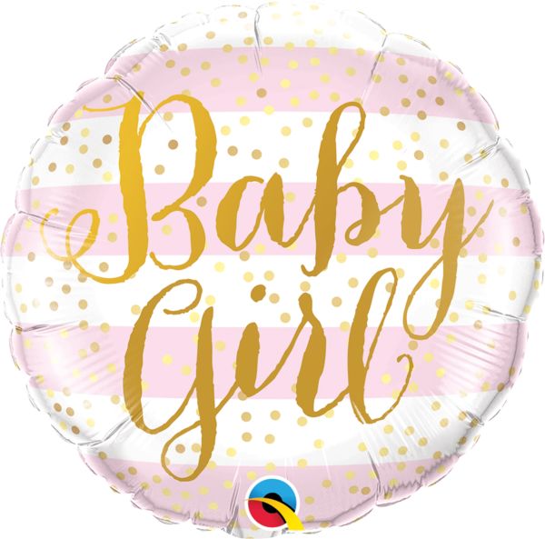 18" Baby Girl Pink Stripes – Ready 4 Your Party